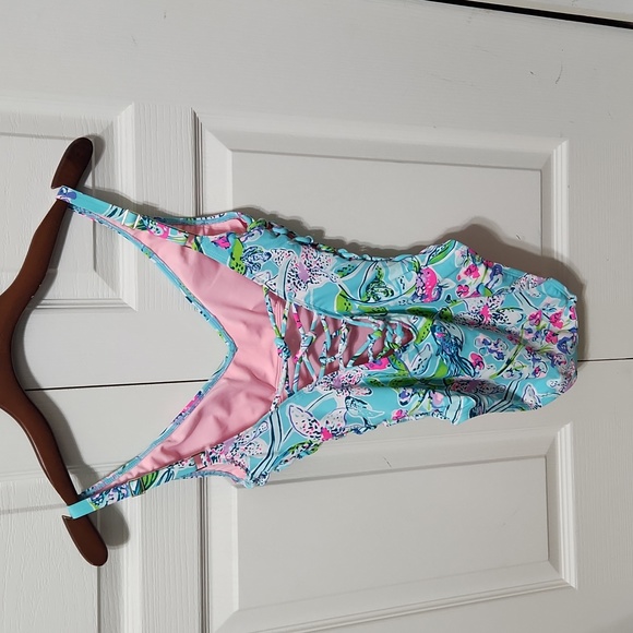 Lilly Pulitzer | Swim | Nwt Lilly Pulitzer Dalian Side Lattice One ...